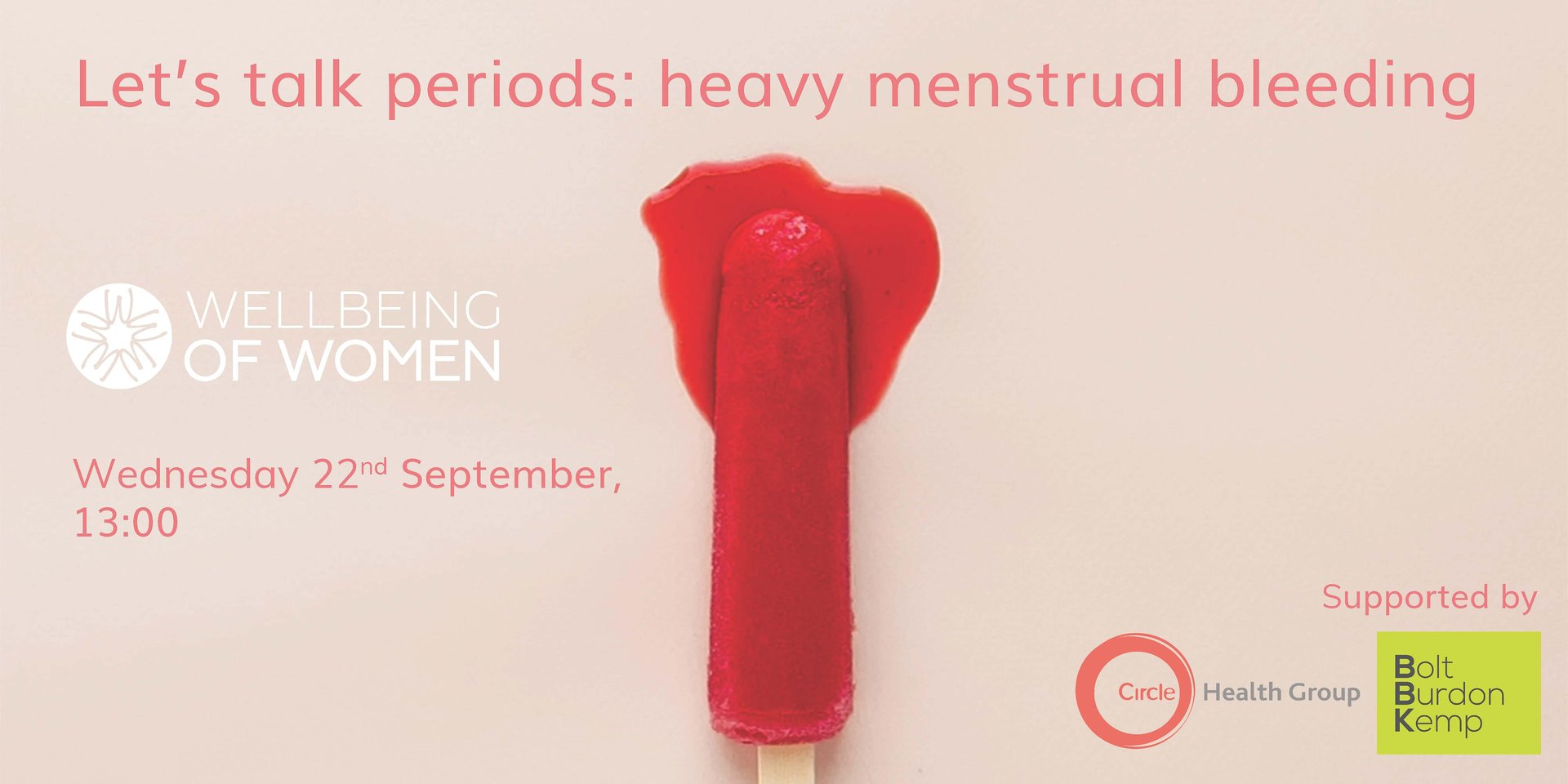 Let’s talk periods – heavy menstrual bleeding - Wellbeing of Women