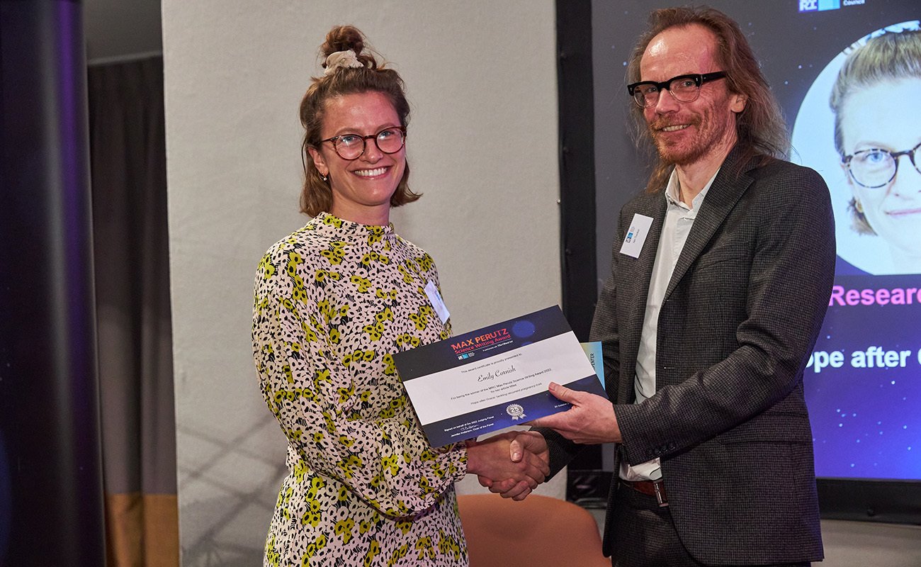 Dr Emily Cornish wins the Max Perutz Science Writing Award 2022 ...