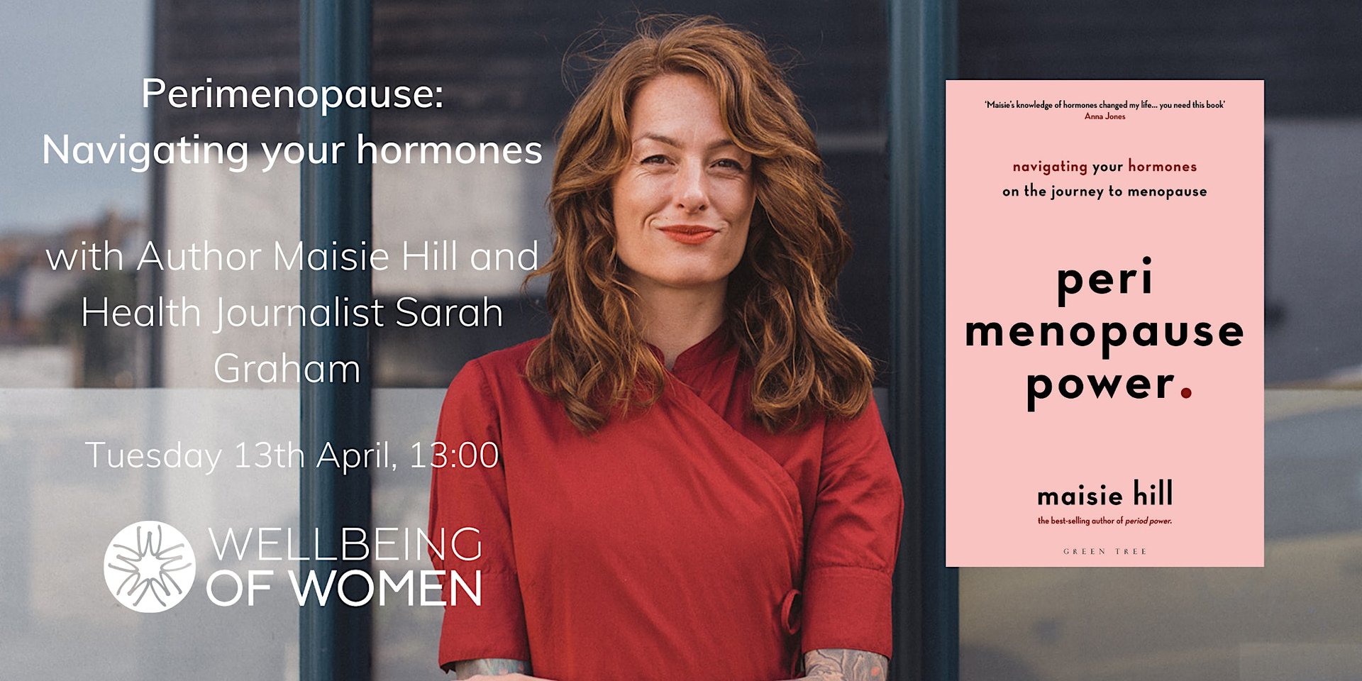 Perimenopause: Navigating your hormones with Maisie Hill and Sarah Graham - Wellbeing of Women